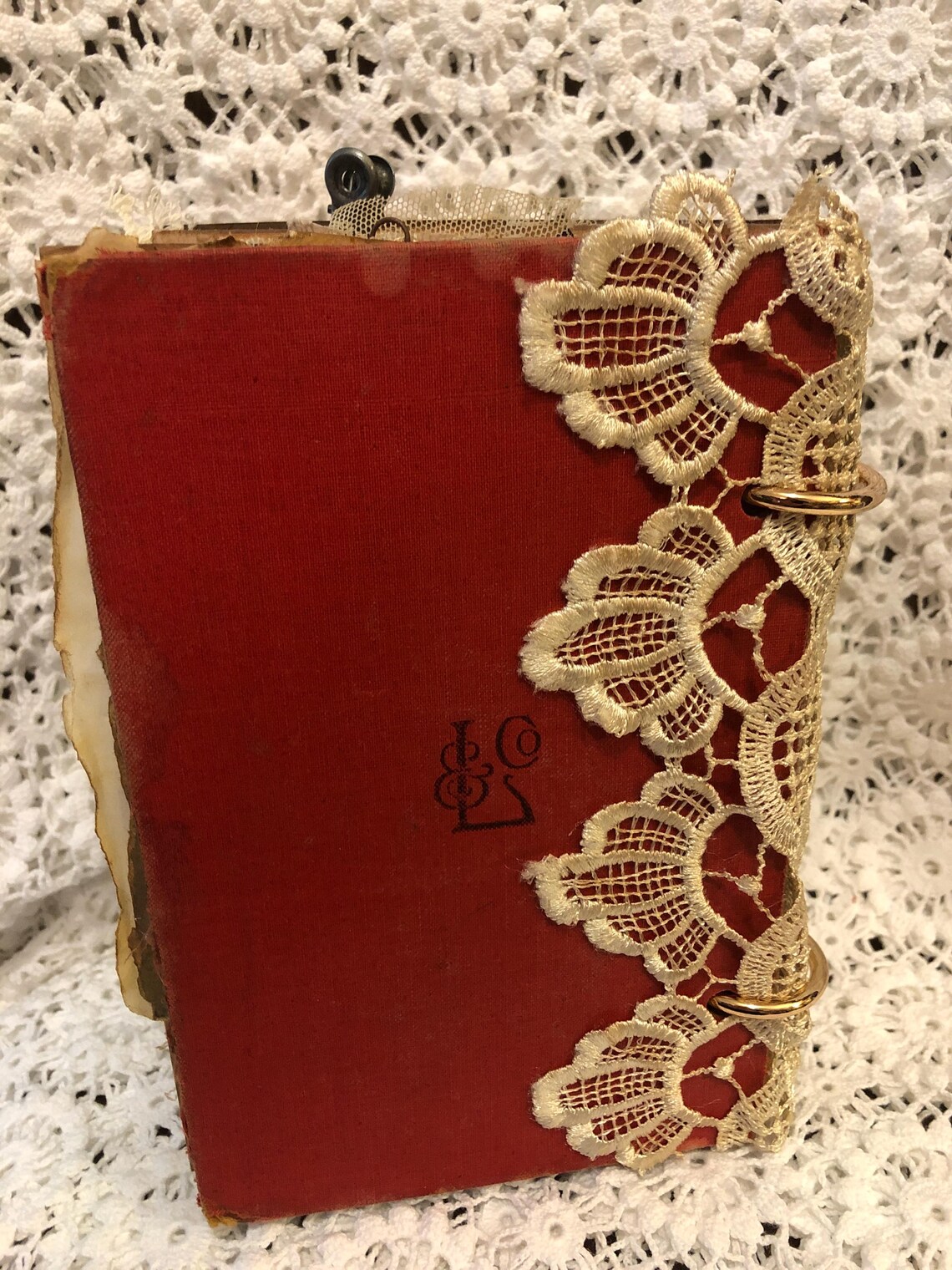 Lovely French Style Book Cover From 1910 Vintage Grungy and Shabby ...