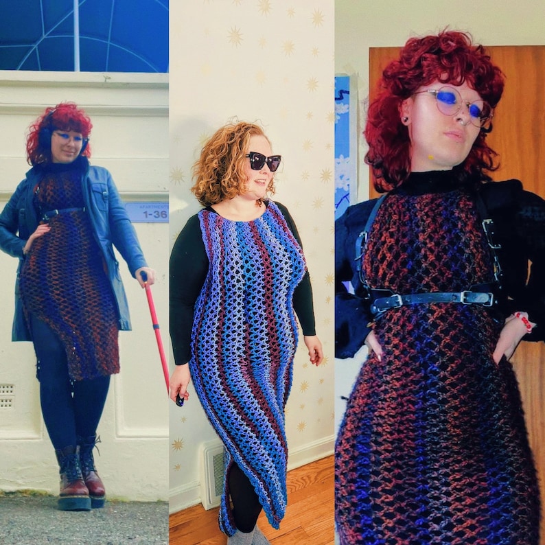 Hot Mesh Dress Crochet Pattern PDF - Etsy