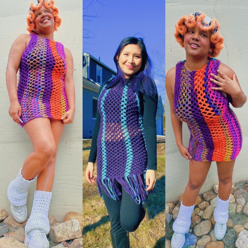 Hot Mesh Dress Crochet Pattern PDF - Etsy