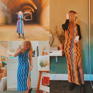 Squiggle Dress Crochet Pattern PDF - Etsy