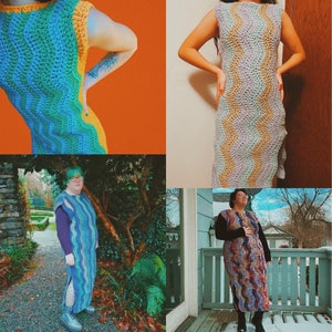 Squiggle Dress Crochet Pattern PDF - Etsy