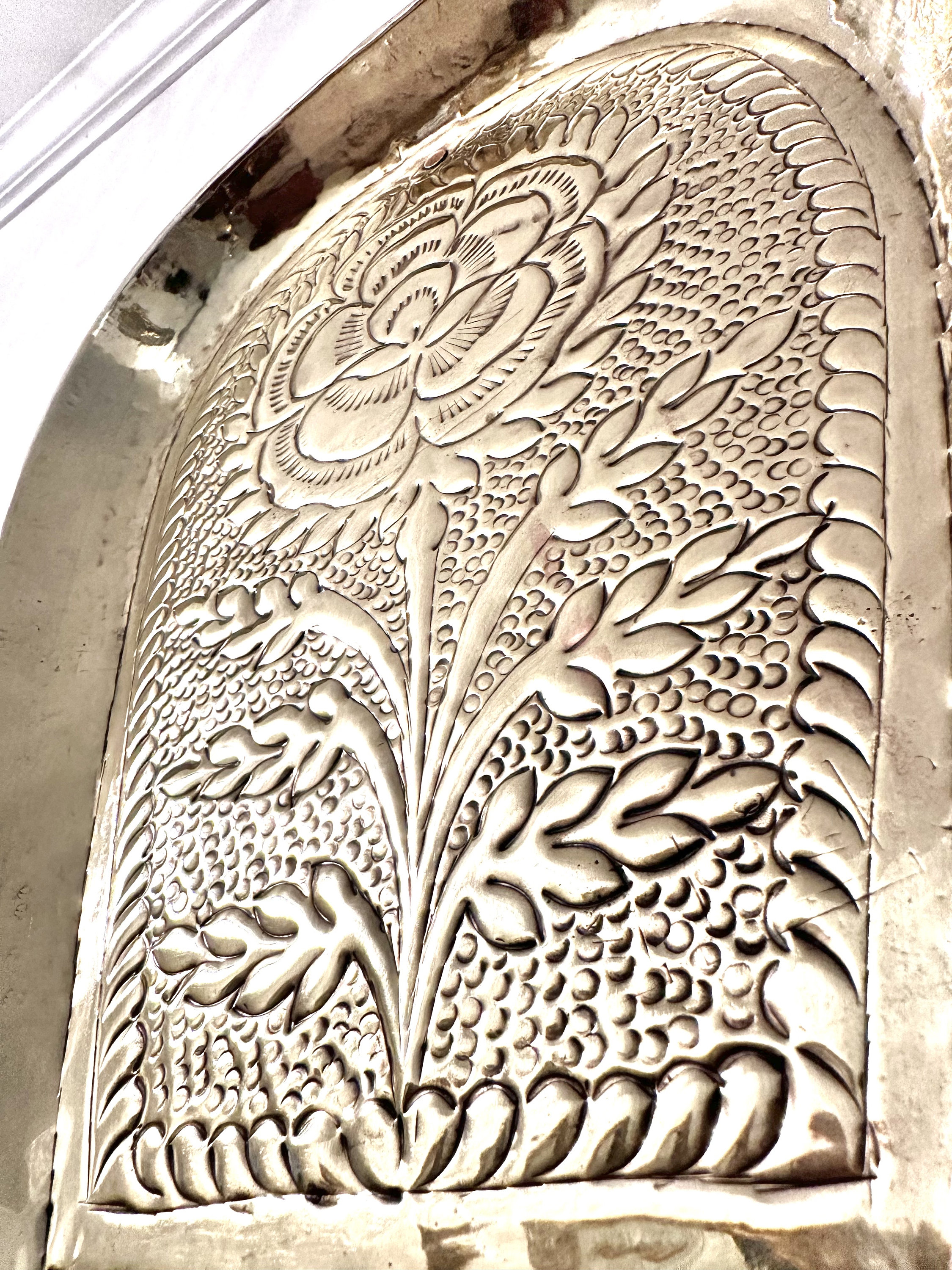 Brass Kula Flower Engraved Kula Wall Decor Antique Decor Vintage Decor ...