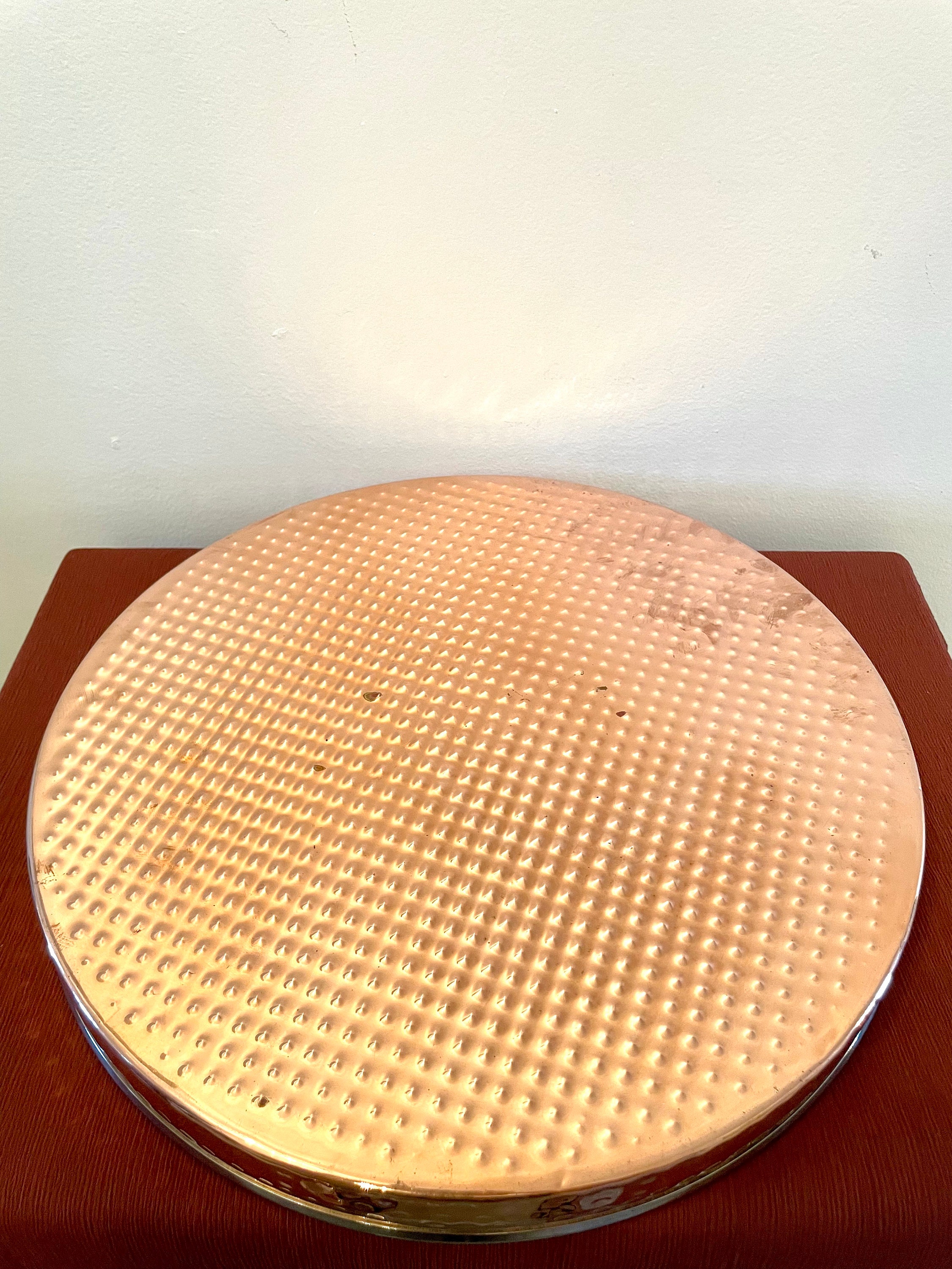 Copper Dinner Set Thali Set Copper Plate Completely Handmade - Etsy