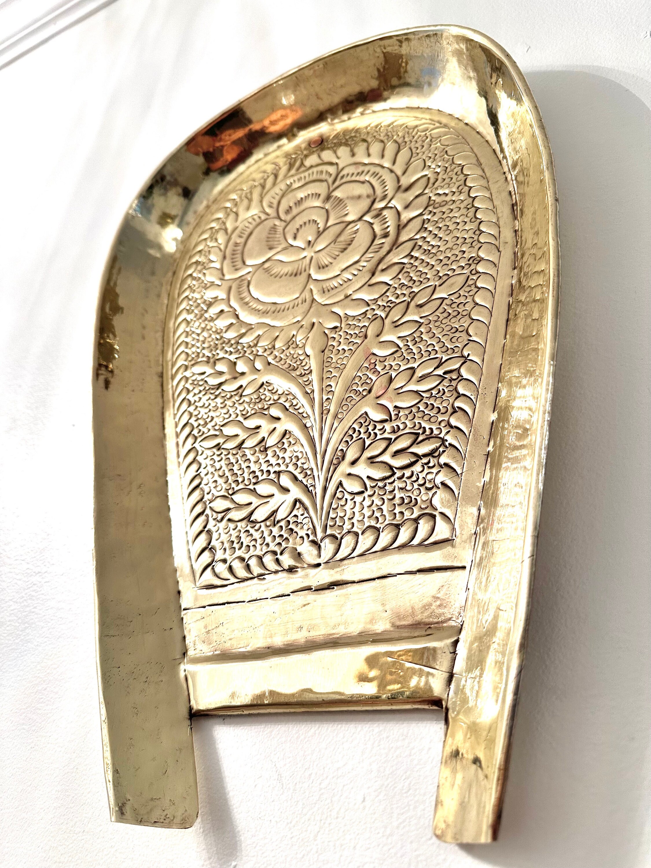 Brass Kula Flower Engraved Kula Wall Decor Antique Decor Vintage Decor ...