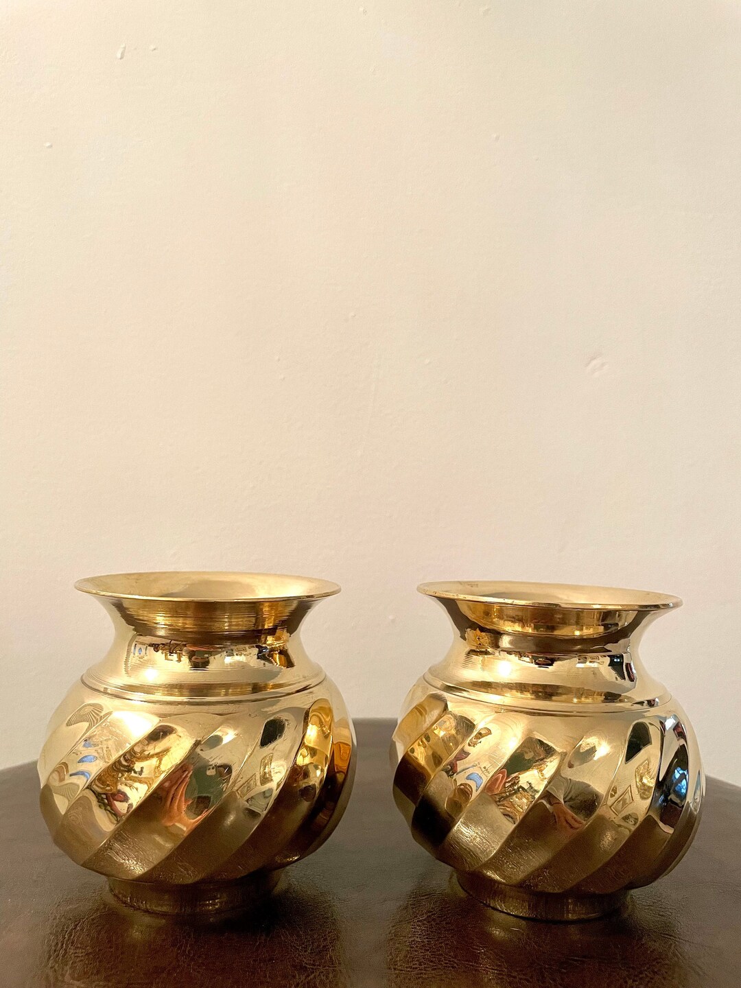 Brass Puja Lota Brass Ghoti Decor Completely Handmade - Etsy