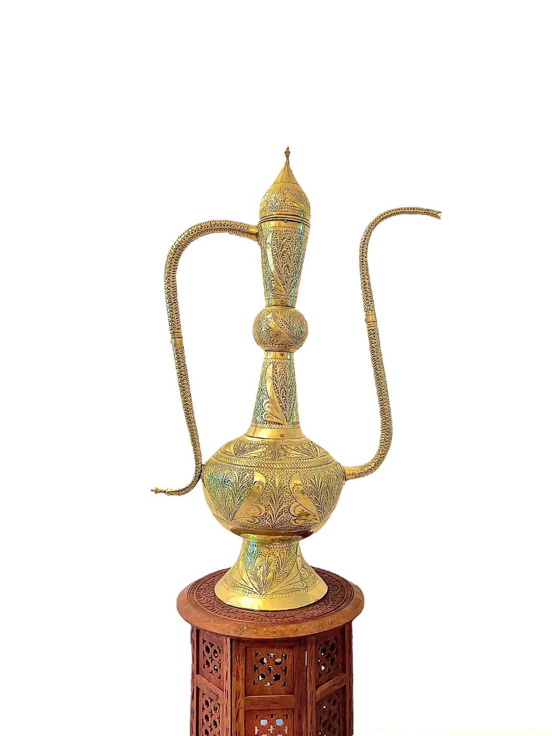 43 Inch Brass Showpiece | Handicraft | Collectible | Art Decor | Surai ...