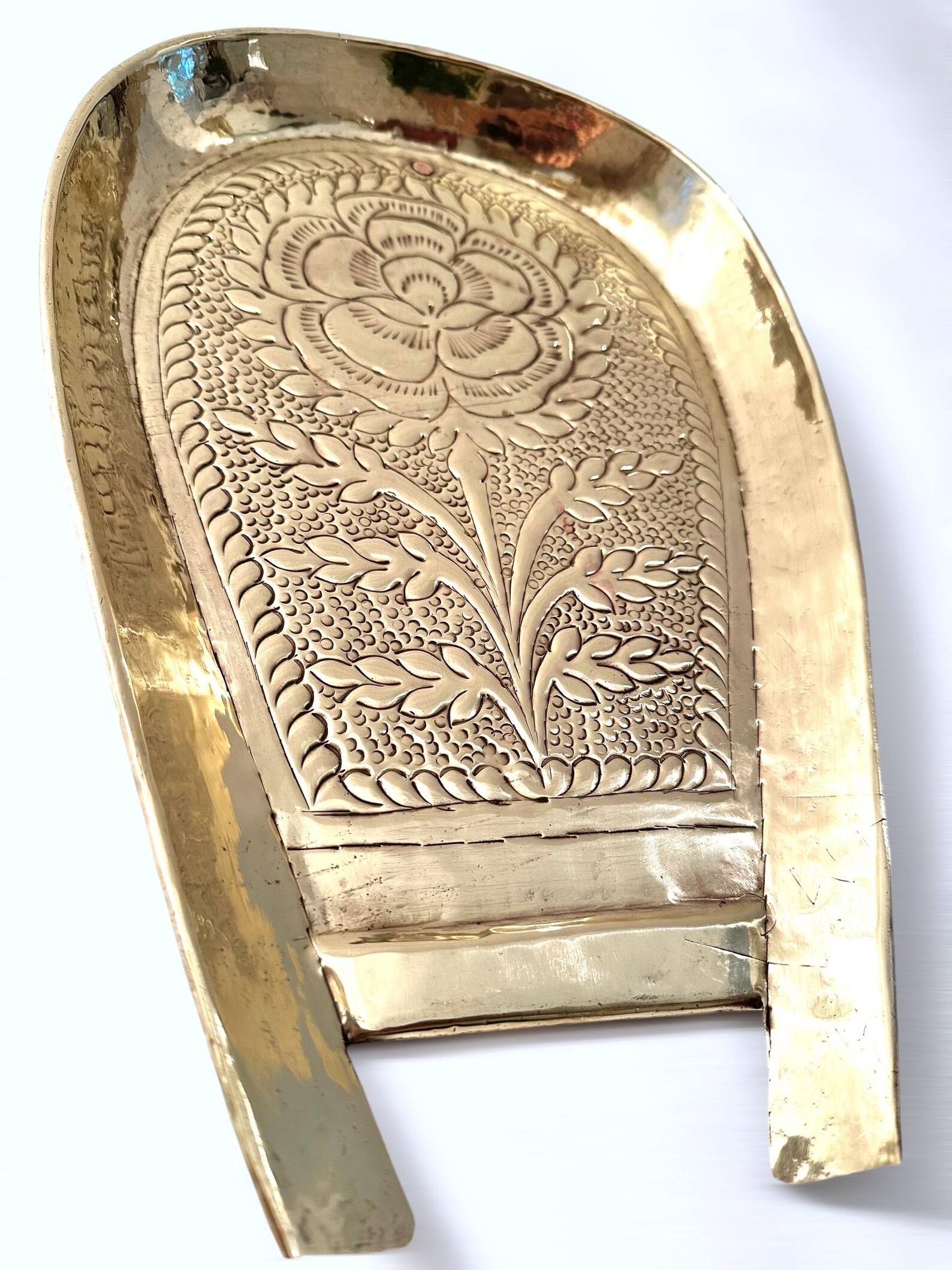 Brass Kula Flower Engraved Kula Wall Decor Antique Decor Vintage Decor ...