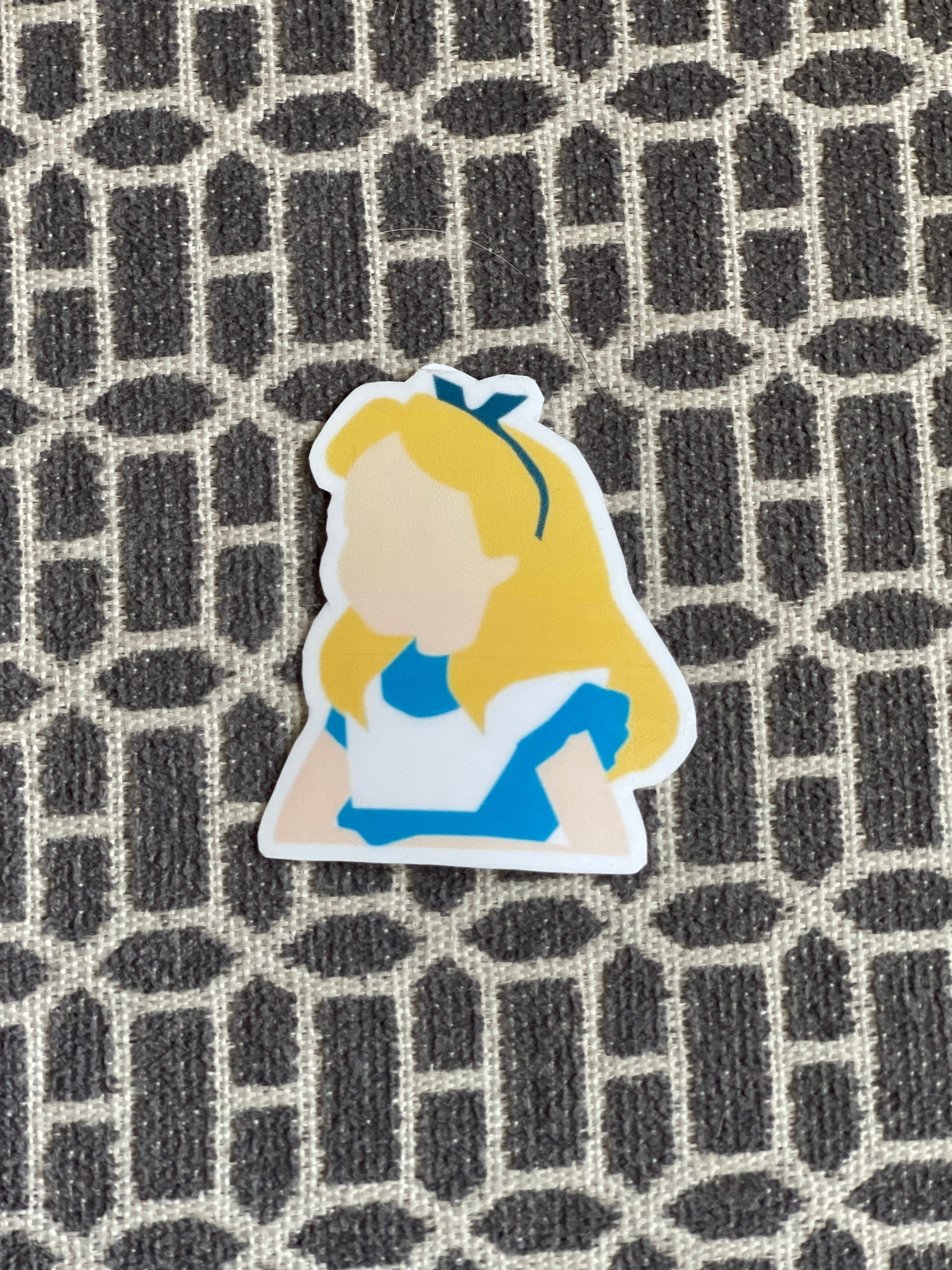 Alice in wonderland sticker/Alice in wonderland/ stickers for | Etsy