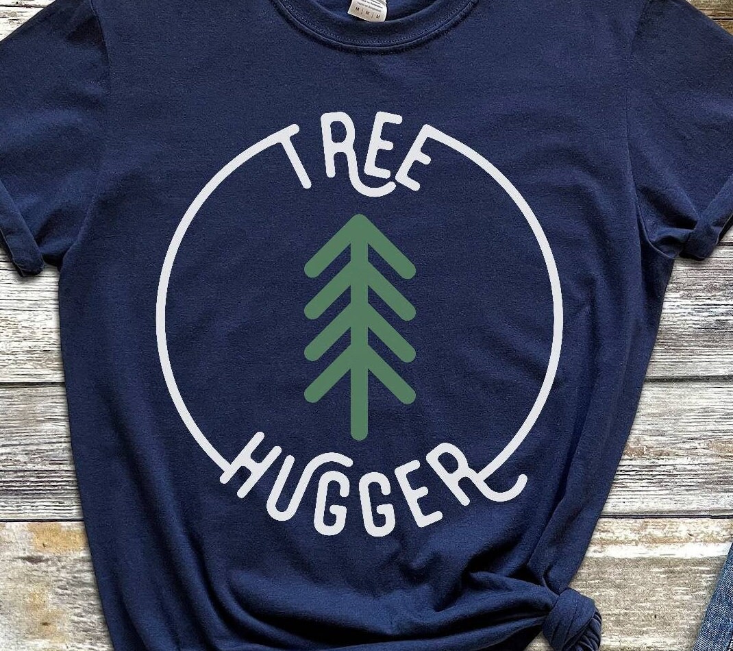 Tree Hugger Shirt,tree Lover Graphic Tee,earth Day Shirt,nature Lover ...