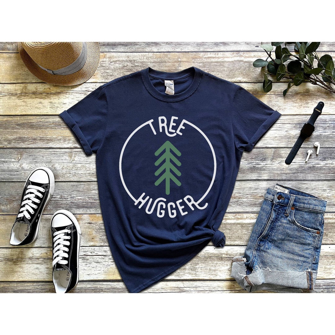 Tree Hugger Shirt,tree Lover Graphic Tee,earth Day Shirt,nature Lover ...