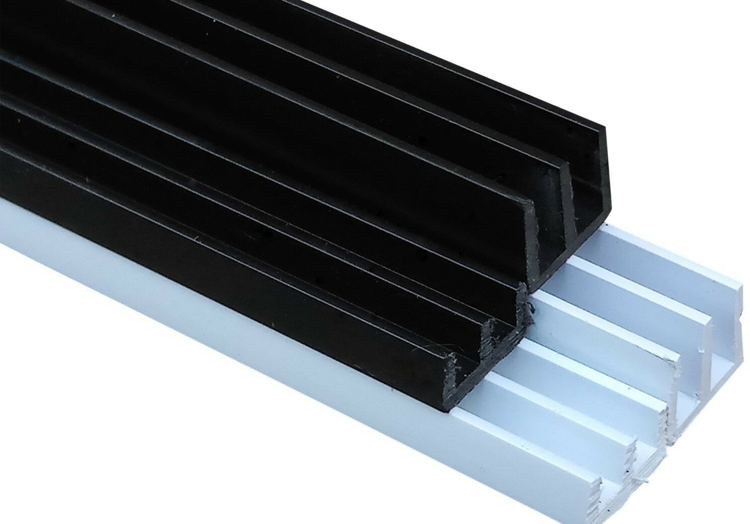 1200mm Long Vivarium Glass Runners Track for 4mm Glass Top & Bottom ...