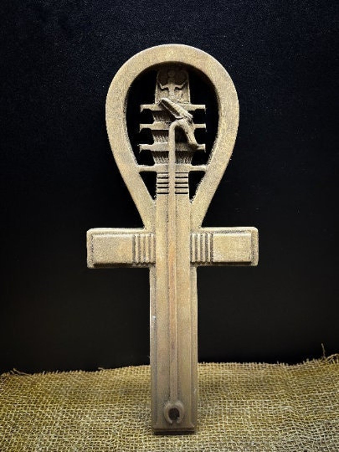 Ancient Egyptian ANKH (key of Life) With the Was Scepter and ISIS ...