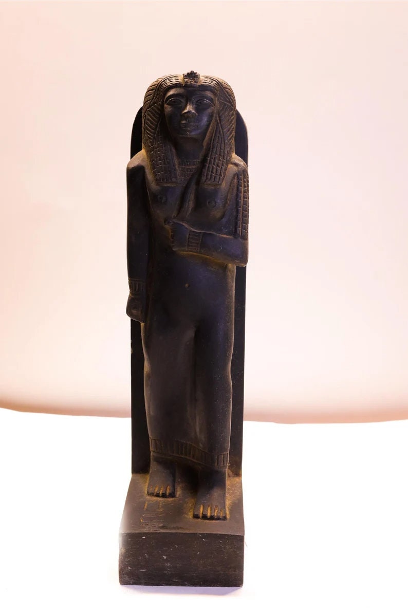Basalt Stone Queen Tiye Statue, Egyptian Queen Tiye, Egyptian Queen ...