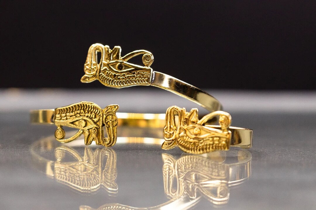 Amazing Egyptian Jewelry Set With Eye of Ra Ring and Eye of Ra Bracelet ...