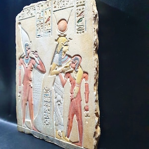 Very Rare Tablet Contains Sculptures of OSIRIS Watching ISIS Feeding ...