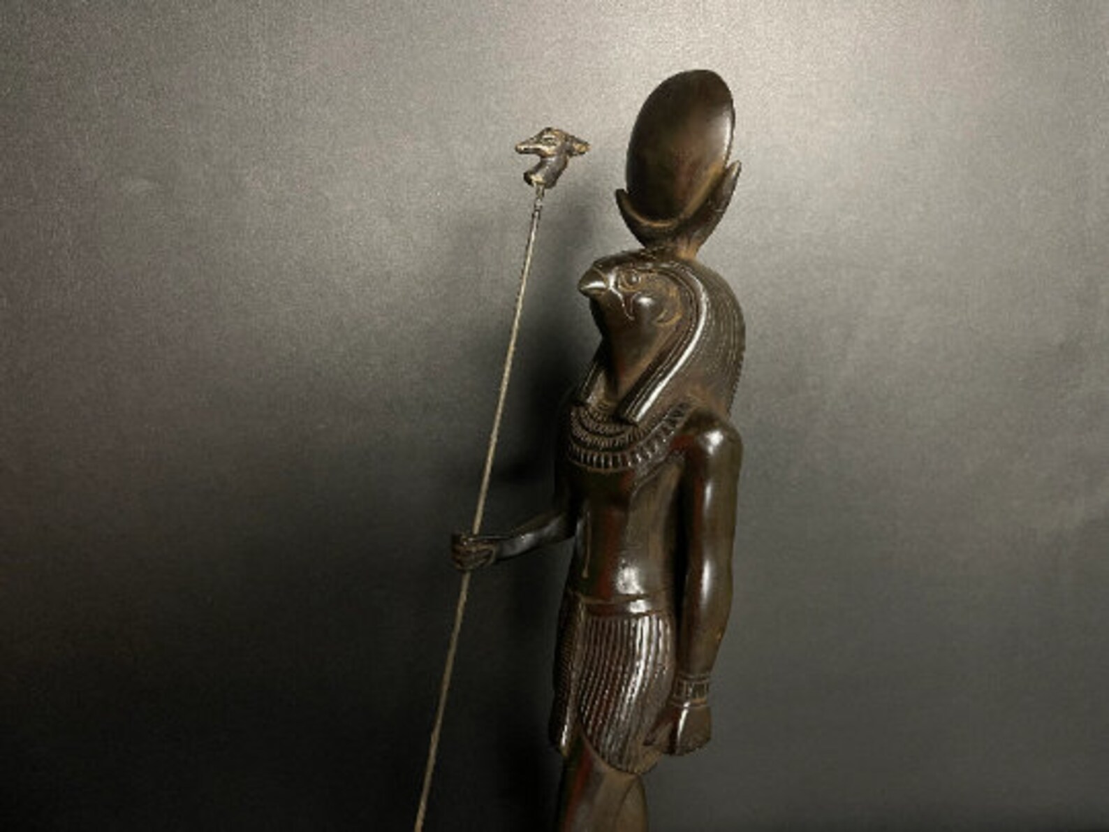 RA the Sun God of Ancient Egypt Holding the Ruling Stick - Replica ...