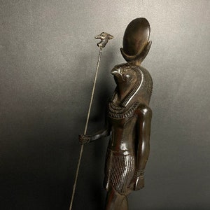 RA the Sun God of Ancient Egypt Holding the Ruling Stick - Replica ...