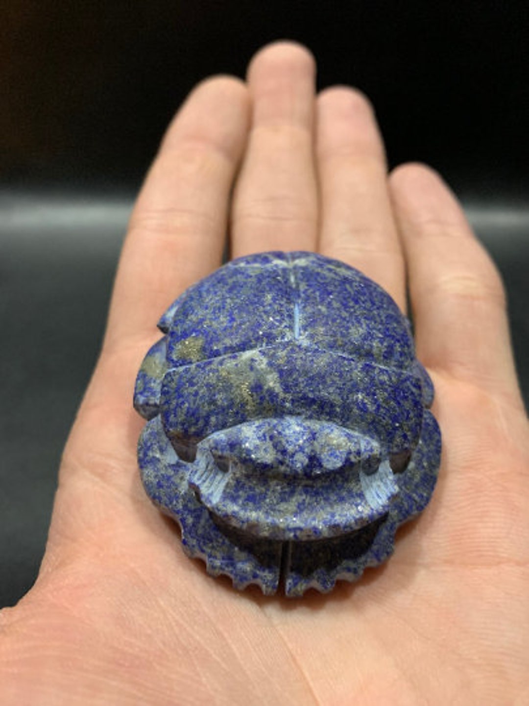 Rare Unique Scarab Beetle ( Symbol of Good Luck ) Altar Statue Made ...