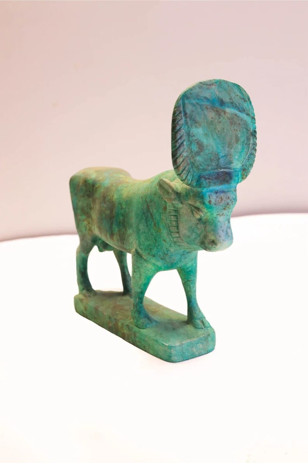 Beautiful Egyptian Goddess Hathor, Hathor Face With Cow Shape. Hand ...