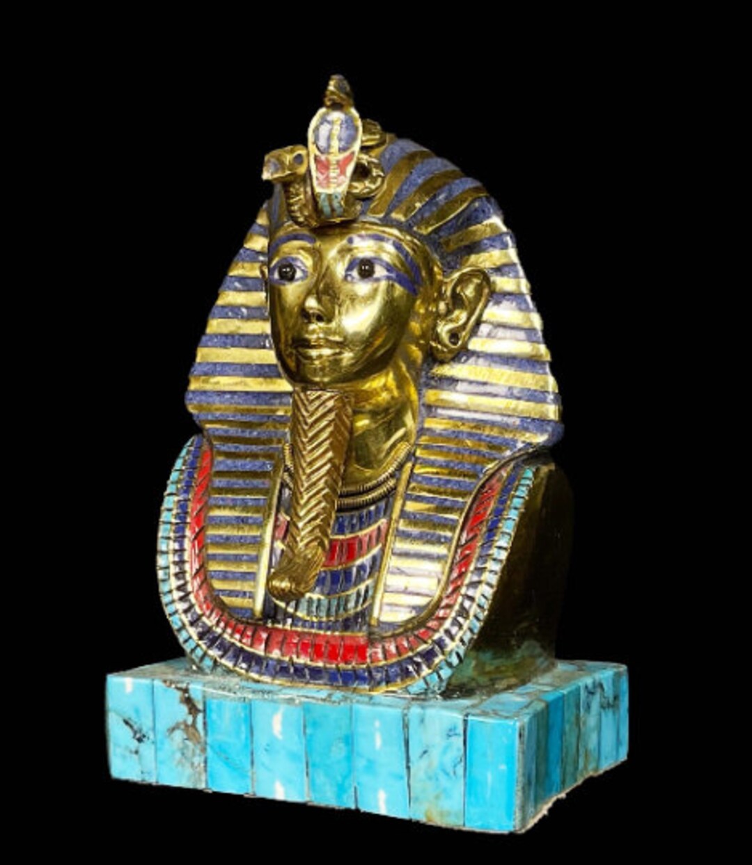 Replica KING TUTANKHAMUN Inlaid With the Natural Gemstones - Made in ...