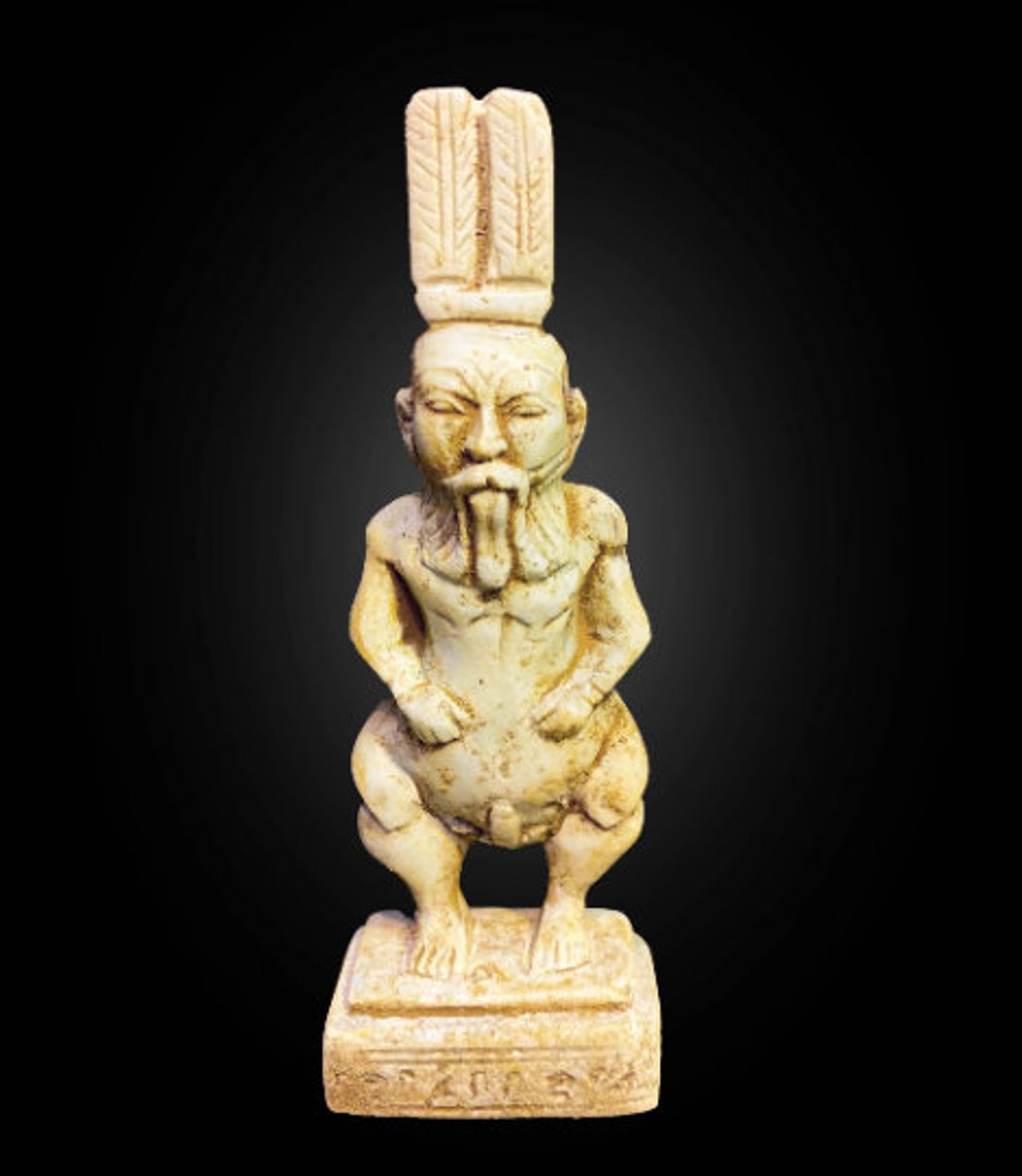 Handmade Egyptian Bes God of Fertility - Handmade Replica - Handmade ...