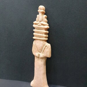 The Egyptian God Osiris Represented as a Spine (the Djed Pillar) and ...