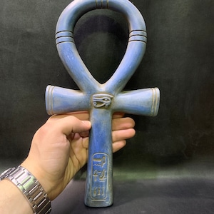 Egyptian ANKH (key of Life) With the Eye of Horus and the Scarab - Real ...