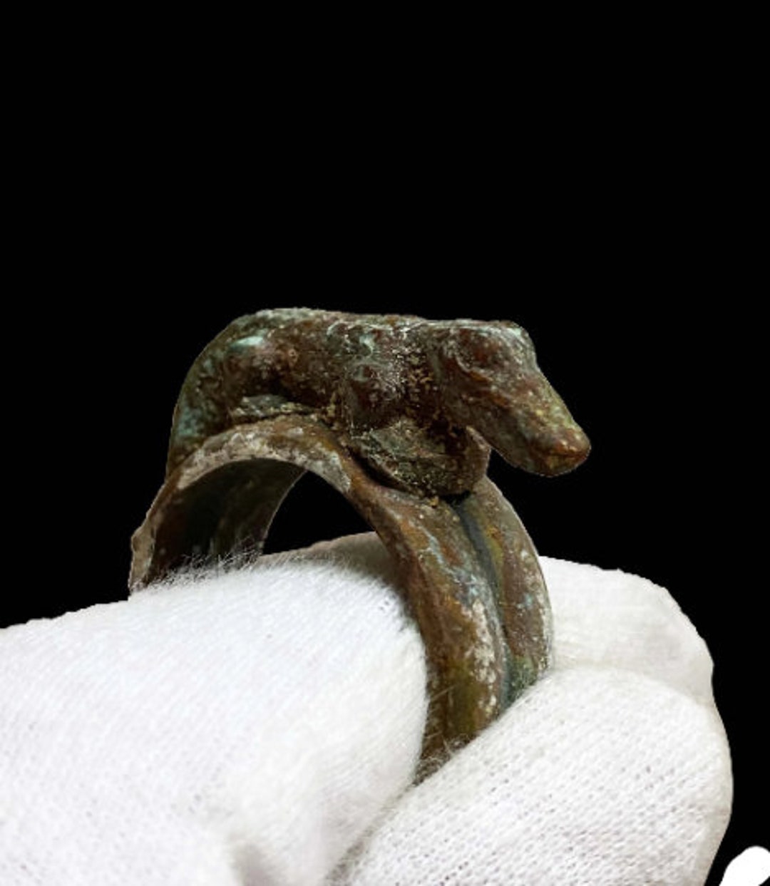 Very Old Egyptian Ring of the Egyptian Crocodile- Handmade Ring ...