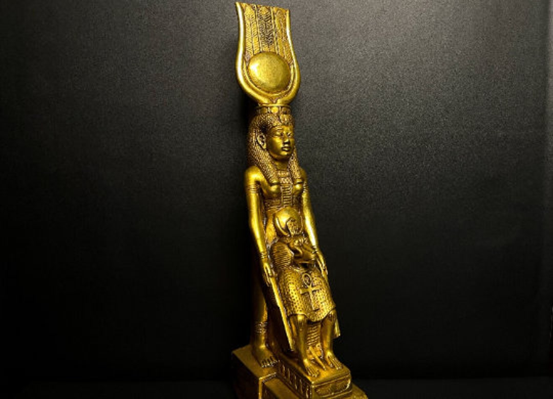 ISIS Goddess of Healing and Magic With Thoth With the Ankh to - Etsy
