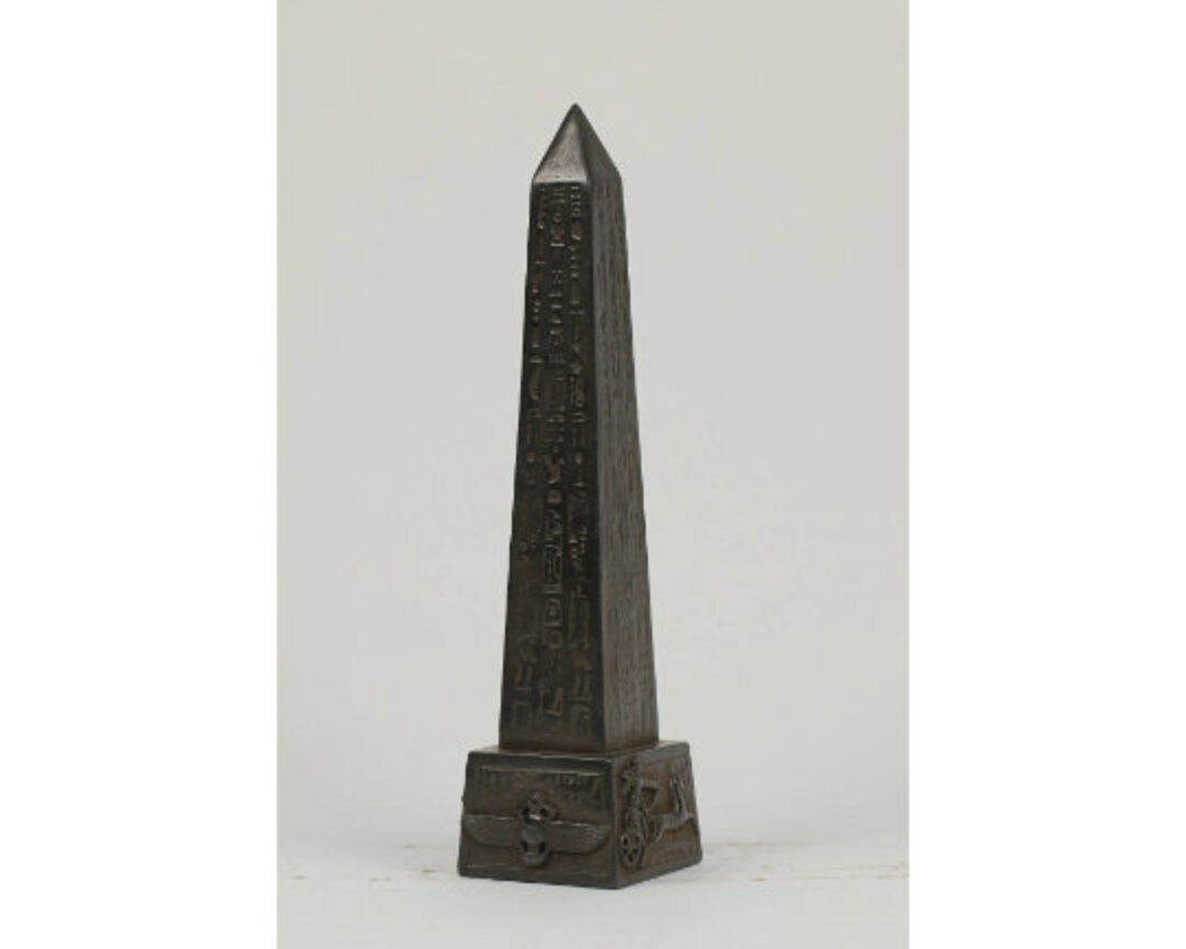 Ancient Egyptian Obelisk With the Scarab & Sphinx - Handmade ...