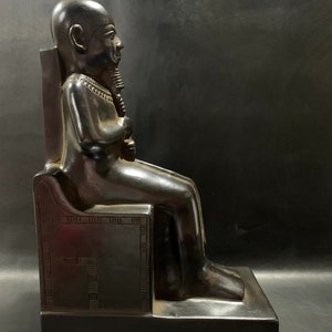 Egyptian Ptah-hotep God - Made From the Unique Beautiful Strong Black ...