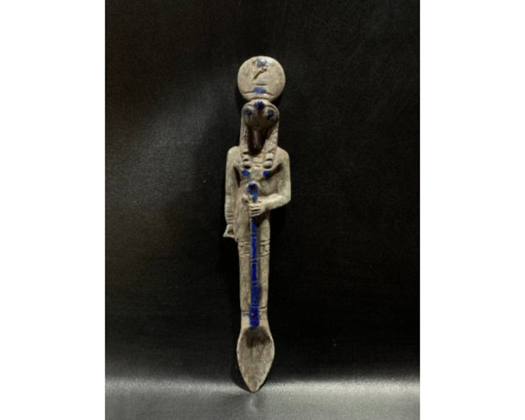 Ancient Egyptian Pharaoh's Spoon of Horus as a Falcon Face - Made From ...