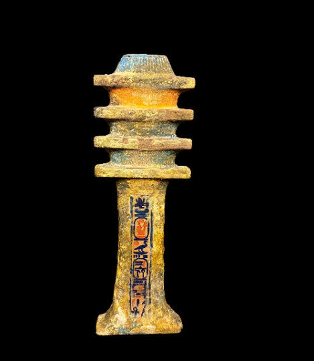 Wood Djed of God Osiris - Djed - God Osiris - Egyptian Osiris ...