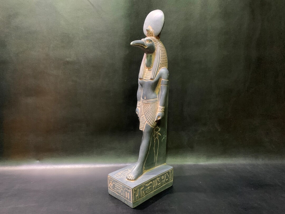 Amazing THOTH Egyptian God of Knowledge & Moon as a Bird Face With a ...