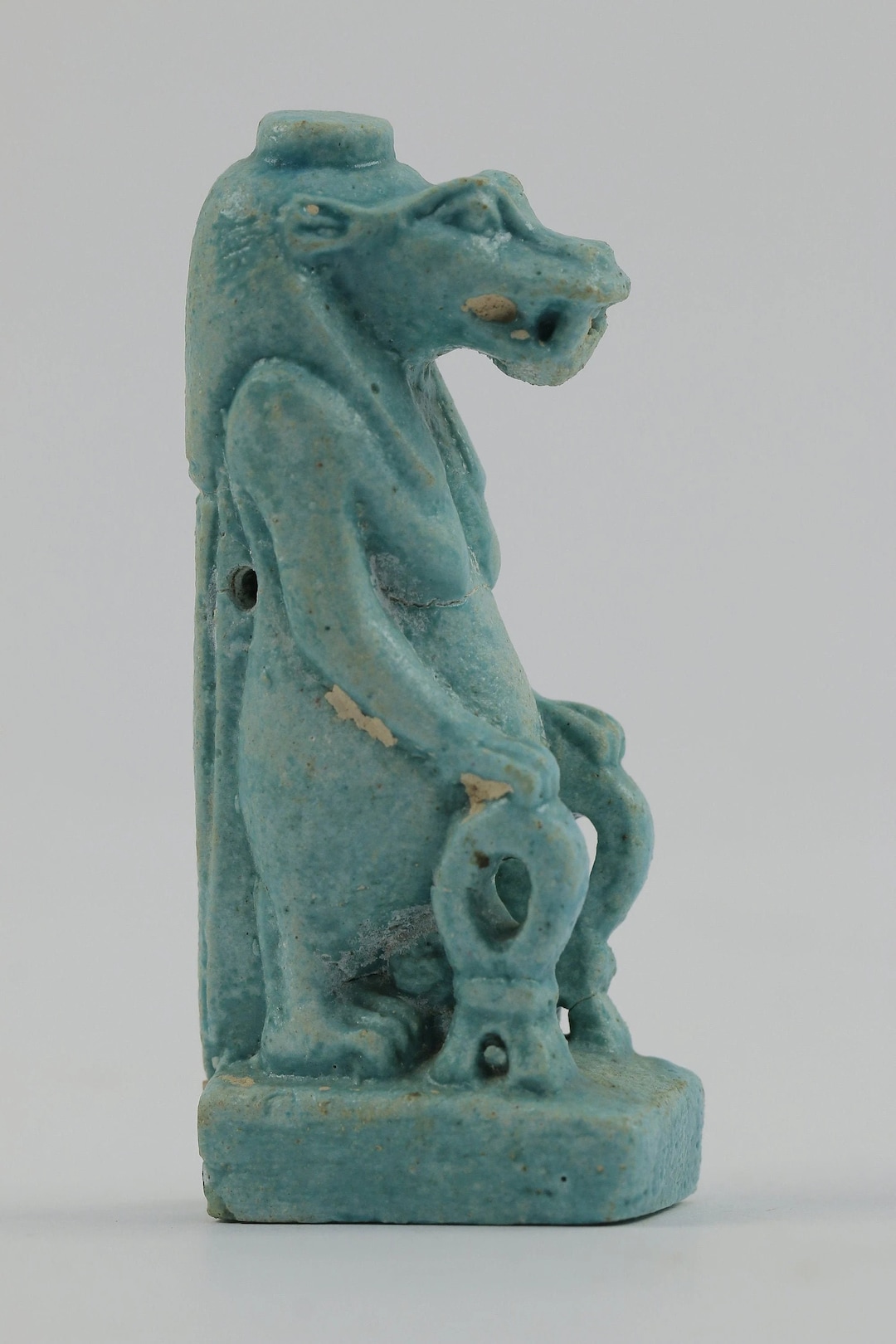 The Amazing Taweret Goddess Standing With the Egyptian Alphabet-altar ...