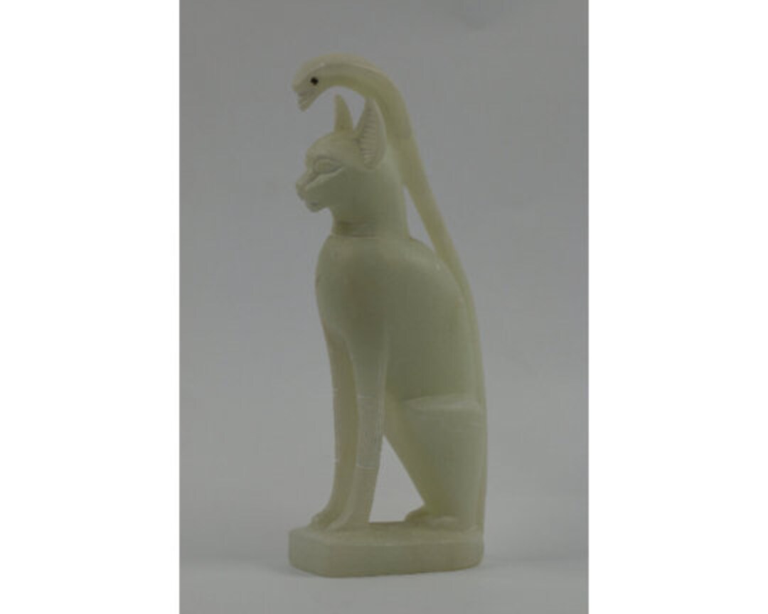 Alabaster Bastet Goddess Statue - Cat Goddess-egyptian Bastet for Sale ...