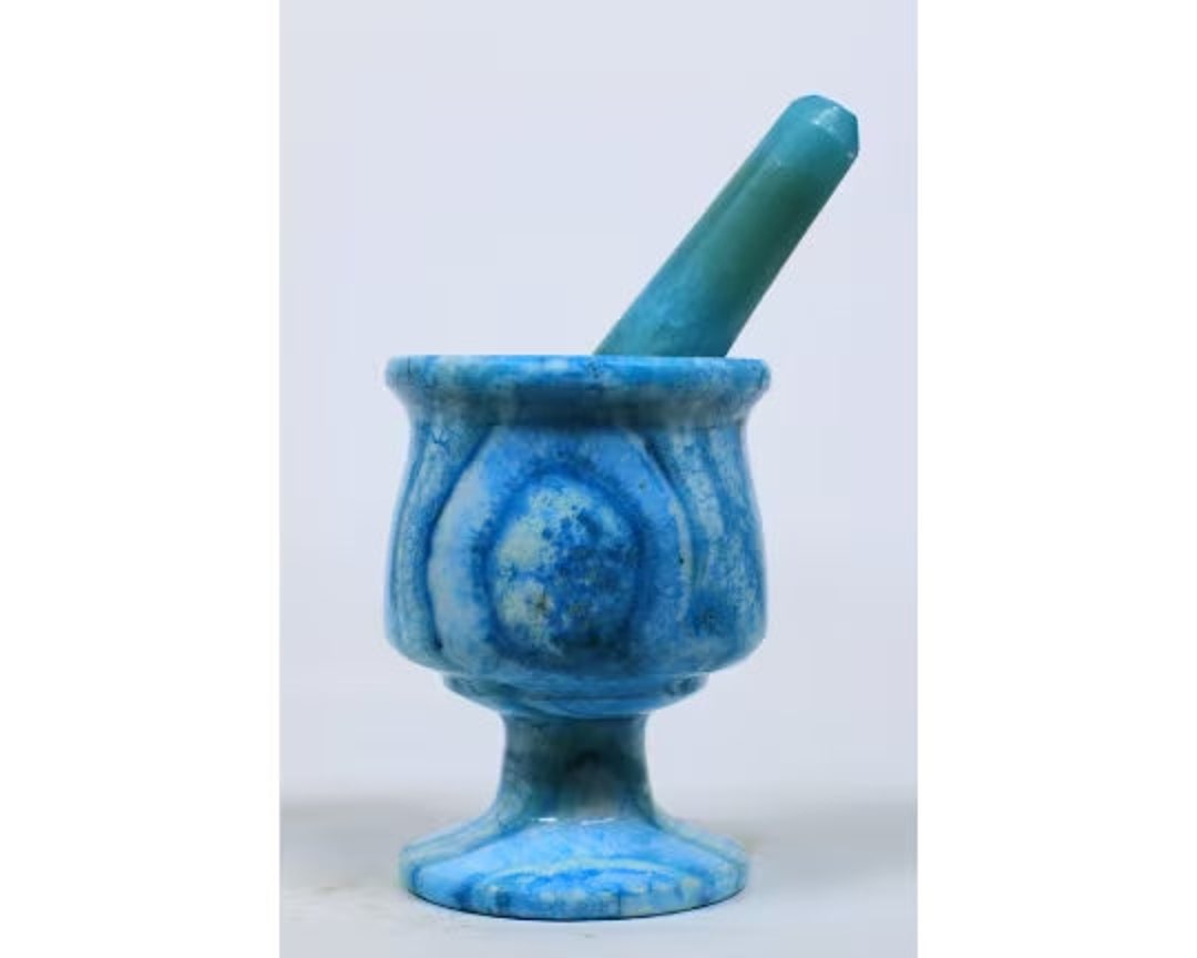 Angelic Ancient Egyptian Pestle & Mortar Set With Charming Natural ...