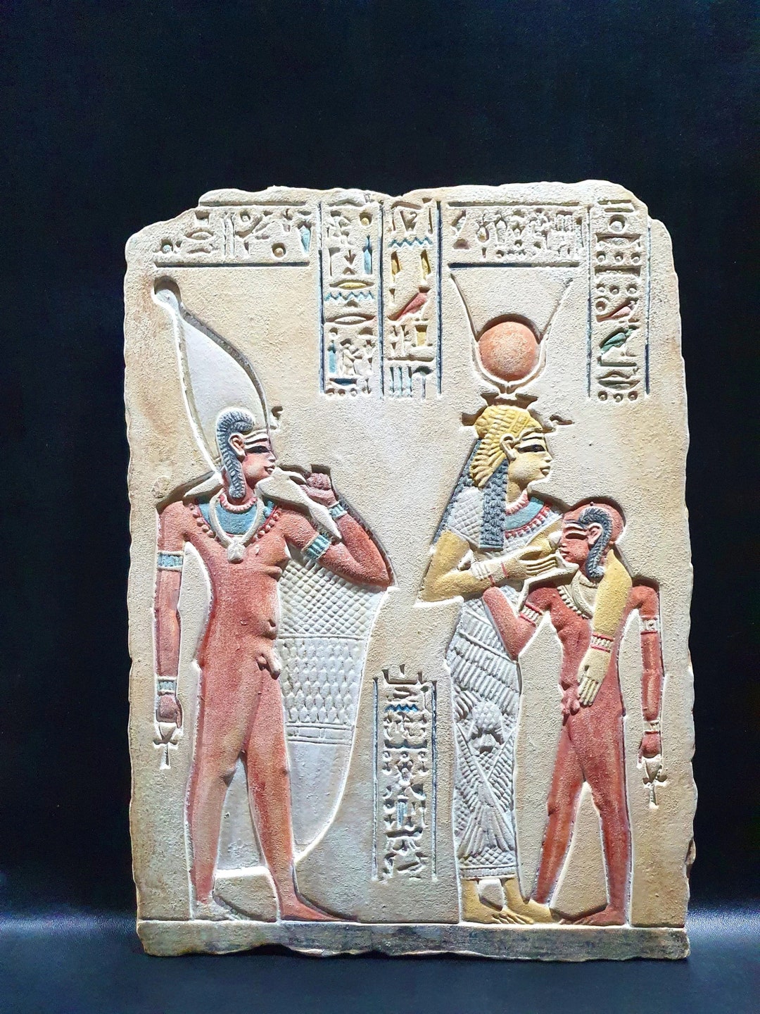 Very Rare Tablet Contains Sculptures of OSIRIS Watching ISIS Feeding ...