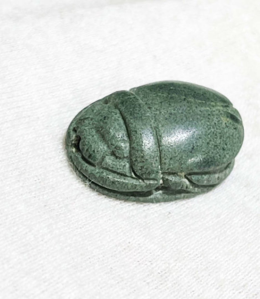 Engraved Schist Stone Carved Scarab - Etsy