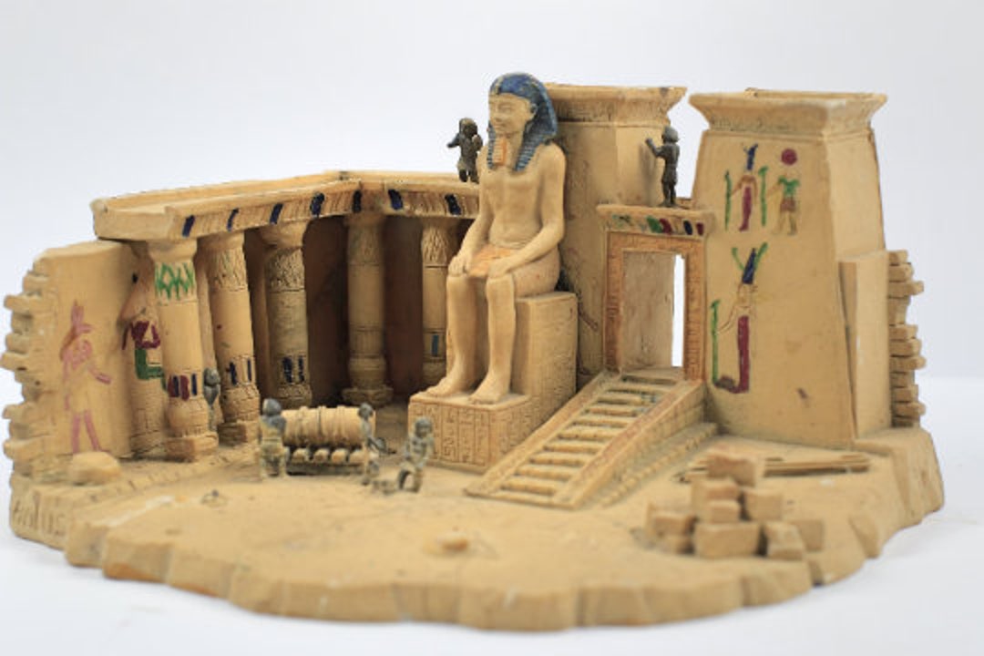 Amazing Maket for Luxor Temple and Ancient Pharaohs Building It, Made ...