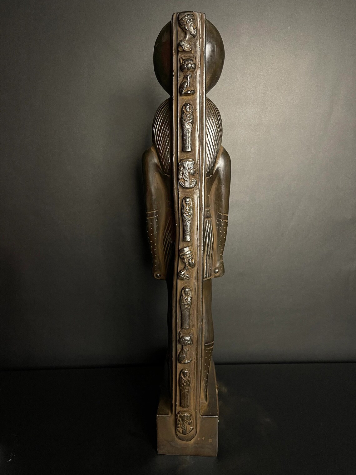 AMON RA the God of Sun Wearing Sun Disk With a Falcon Face - Altar ...