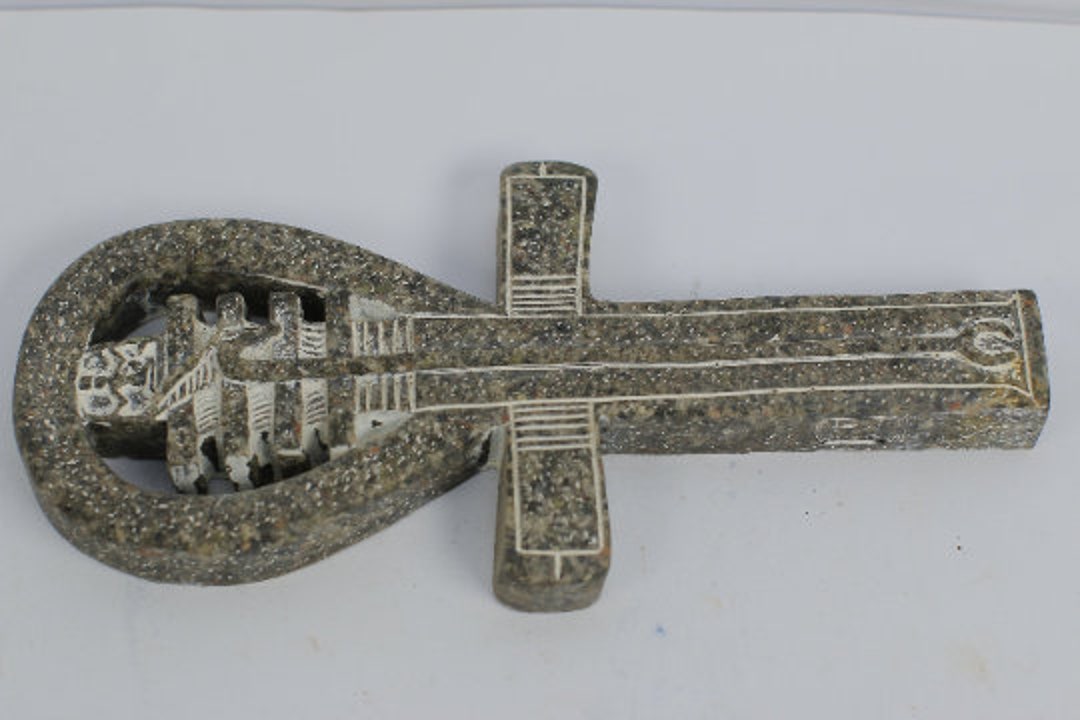 Egyptian ANKH ( Key of Life ) of God Ptah With Ptah Stick and the ...