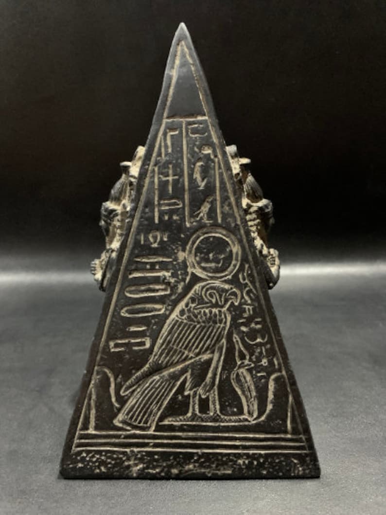 Ancient Egyptian Pyramid of Giza With Four Side Egyptian Gods - Etsy