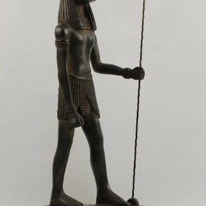 Egyptian Anubis Holding Was-scepter (symbol of Royal Authority ...
