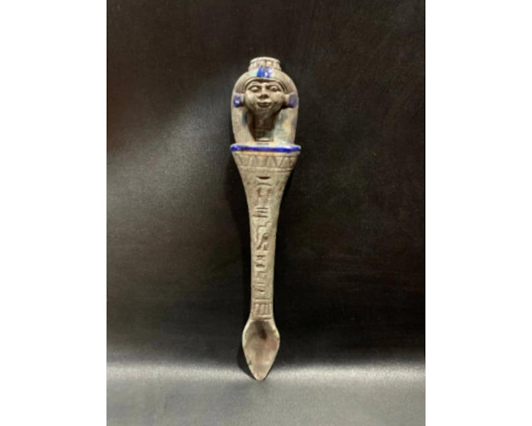 Ancient Egyptian Pharaoh's Spoon of HATHOR Goddess - Home Decor ...