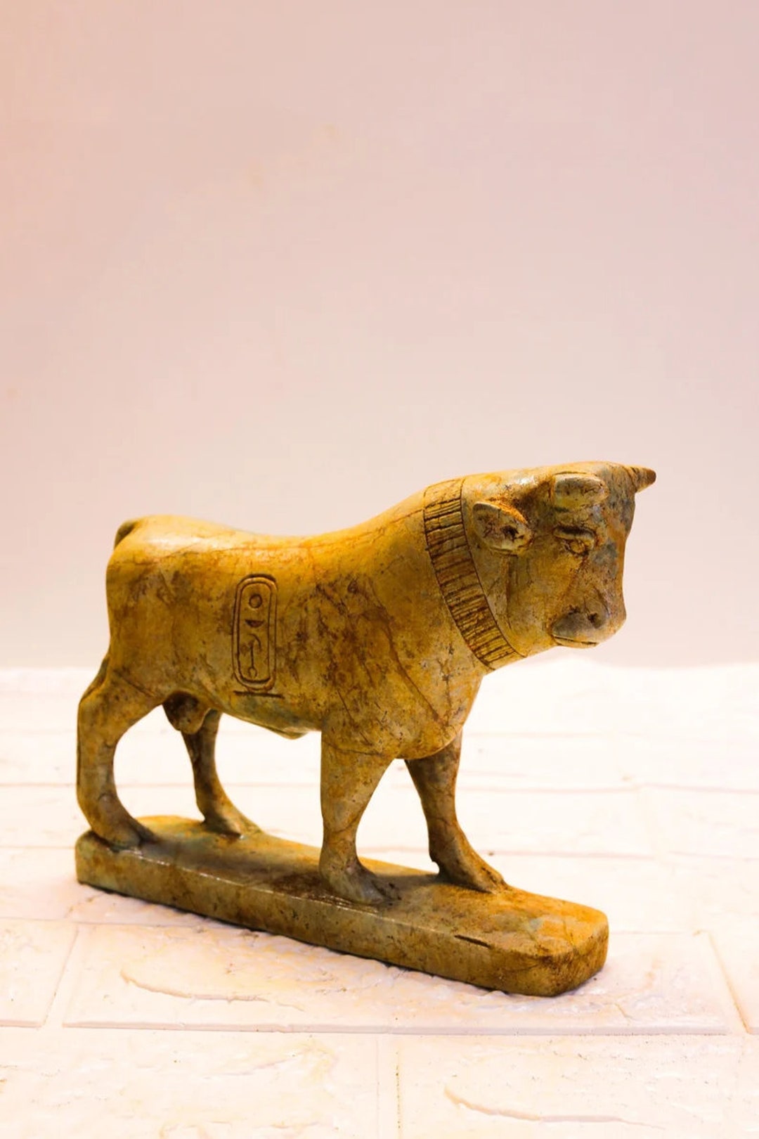Rare Egyptian Hathor Statue - Cow Goddess - Hathor Cow - Egyptian ...