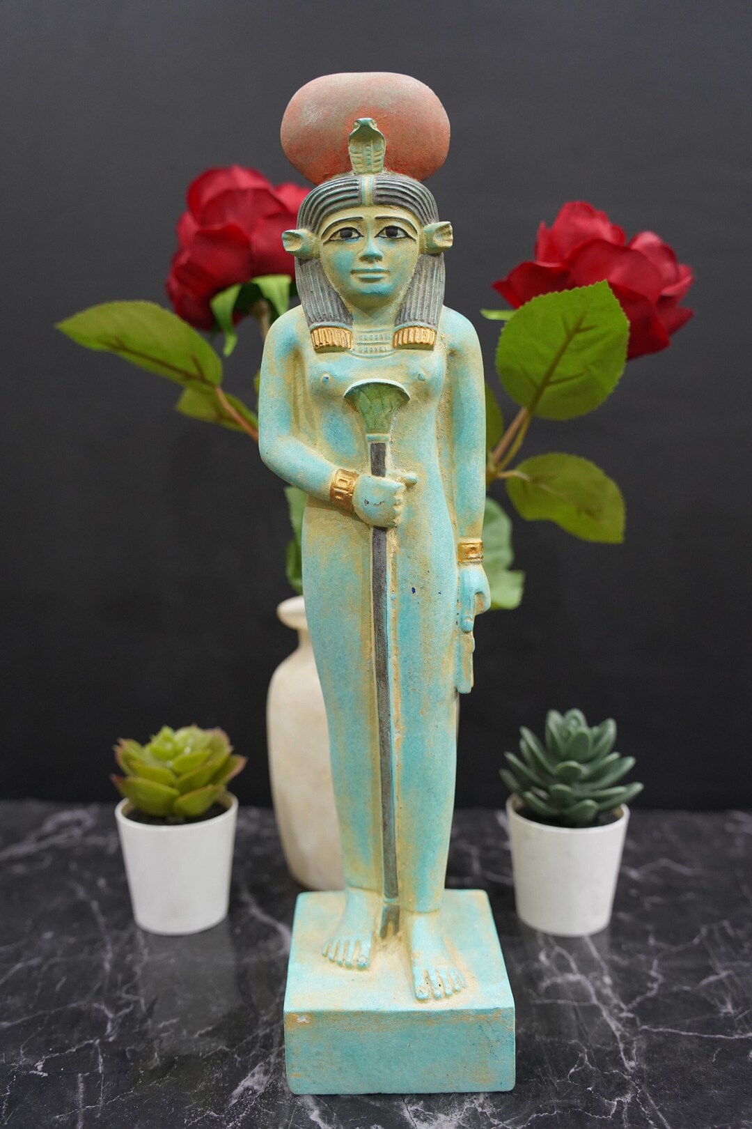 Egyptian Hathor Goddess, Cow Goddess, Made in Egypt With Care and Love ...