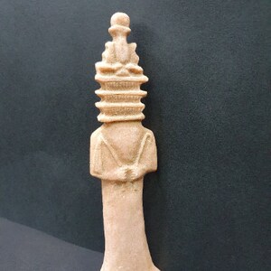 The Egyptian God Osiris Represented as a Spine (the Djed Pillar) and ...