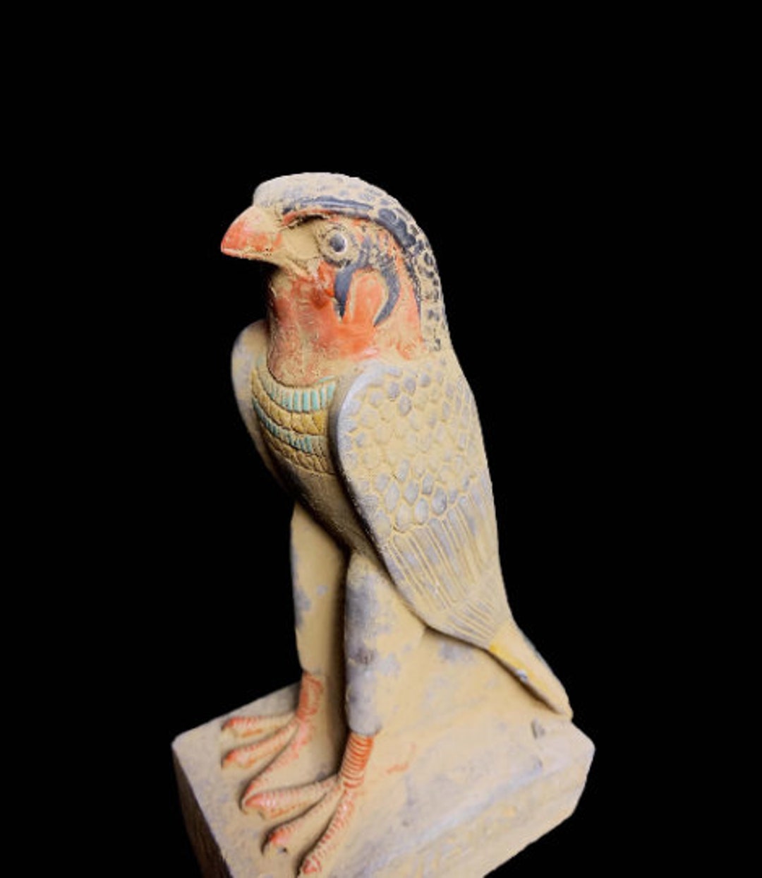 Rare Statue of Falcon-headed God HORUS the Falcon God of the Sky ...