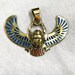 The Royal Winged Scarab Amulet - Handmade Amulet - Egyptian Scarab ...